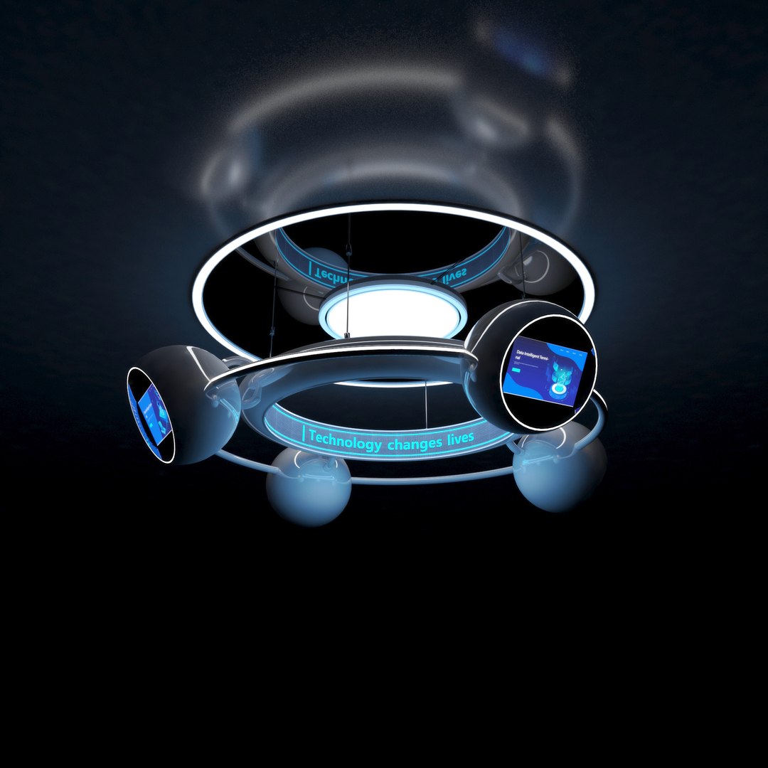 3D Exhibition Equipment Interactive Screen Display Ball Screen Device ...