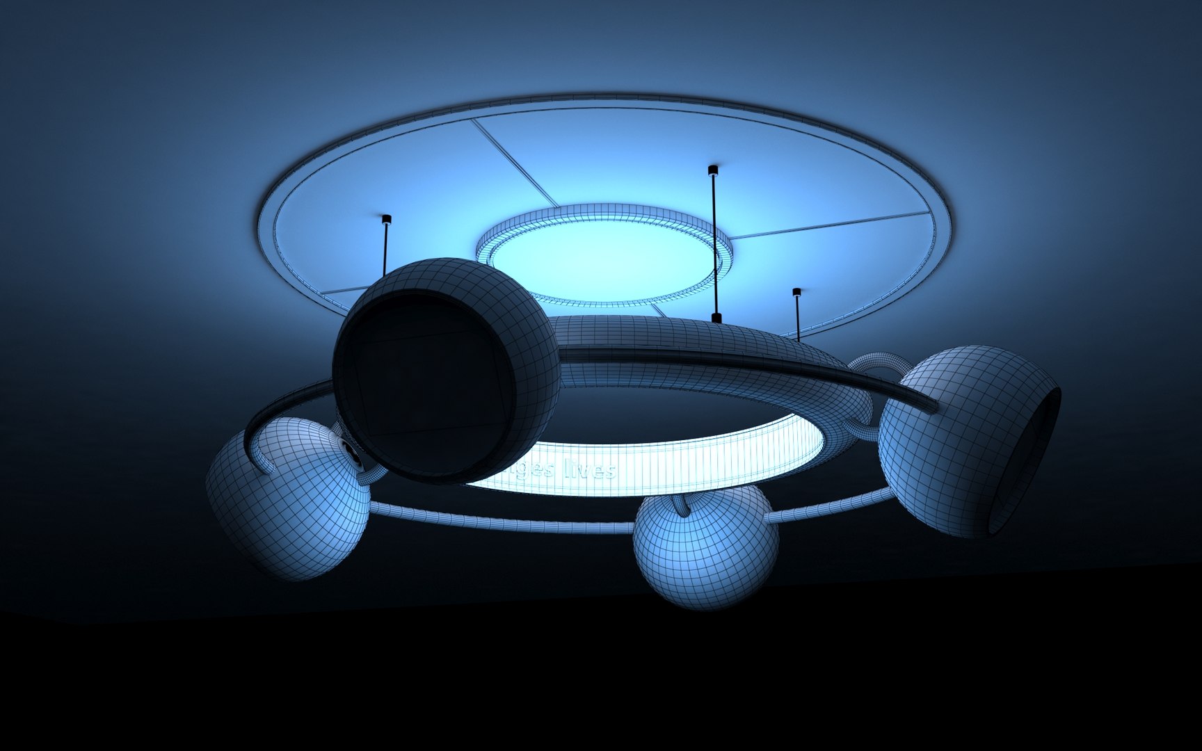 3D Exhibition Equipment Interactive Screen Display Ball Screen Device ...