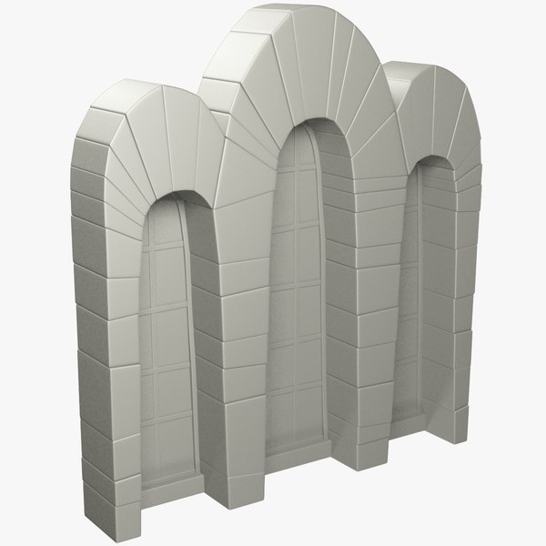 3D model stylized old castle window - TurboSquid 1670408
