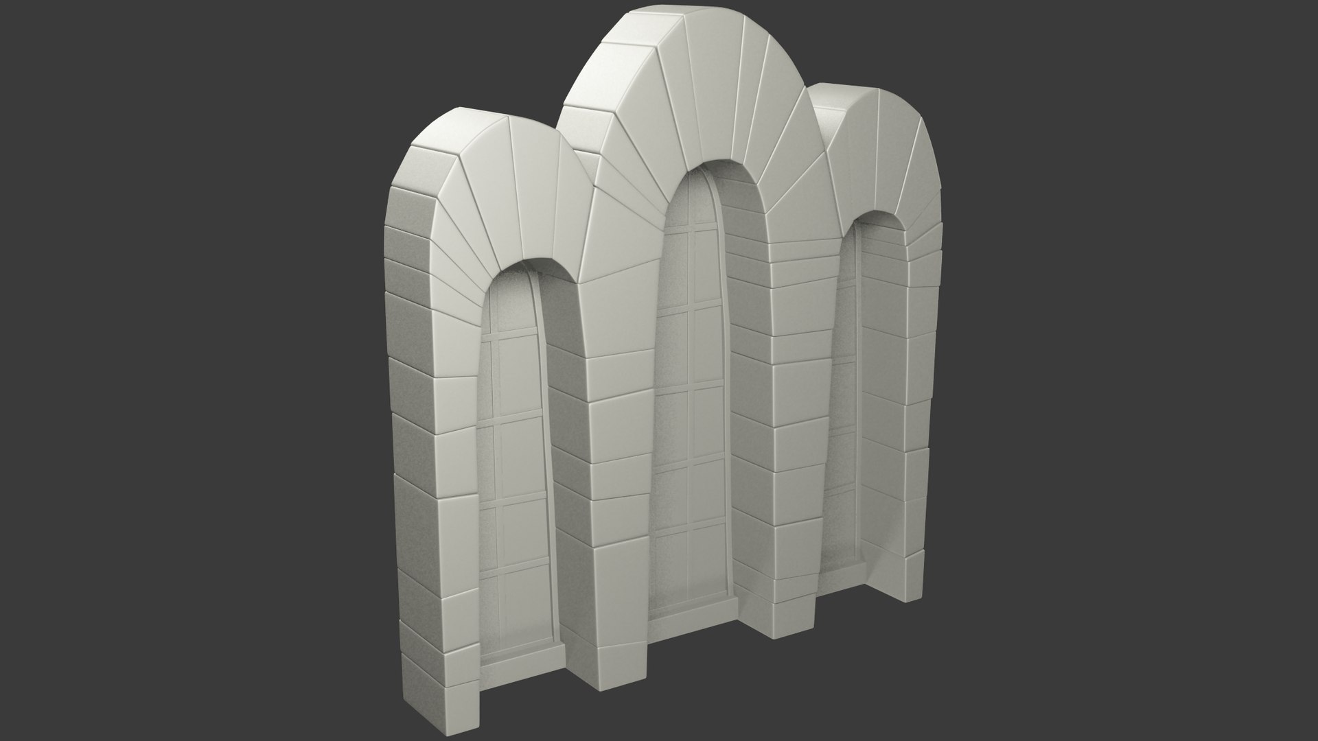 3D Model Stylized Old Castle Window - TurboSquid 1670408