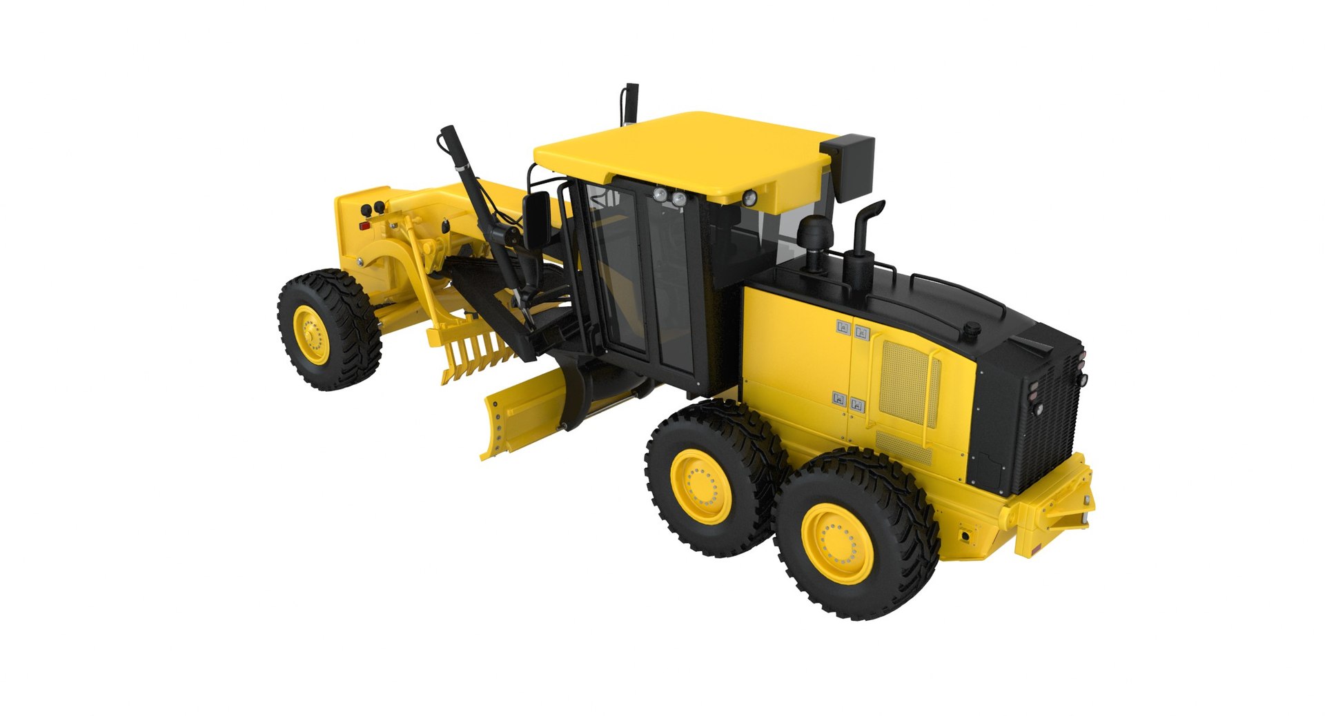 Grader 3D Model - TurboSquid 1264864