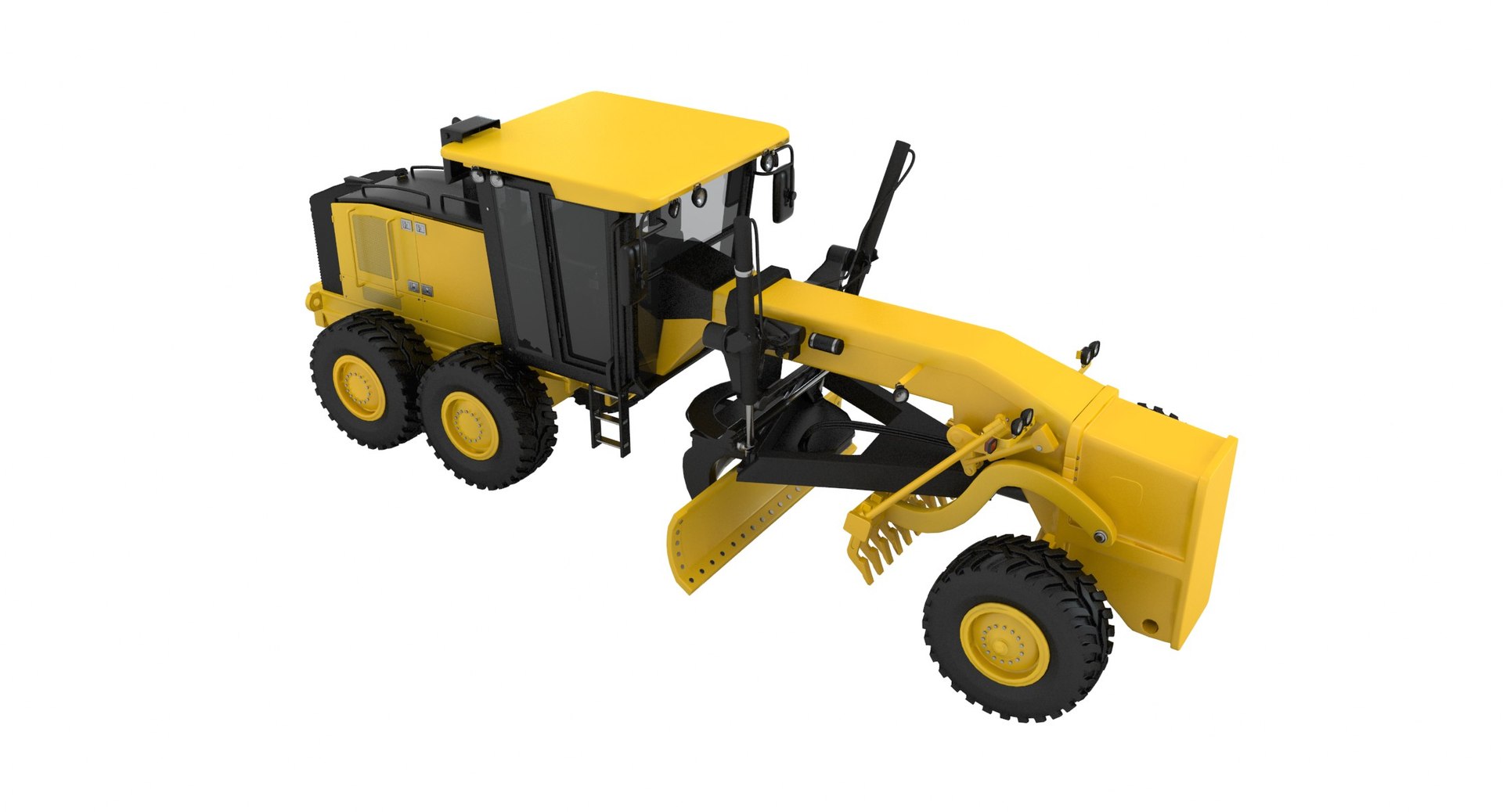 Grader 3D Model - TurboSquid 1264864