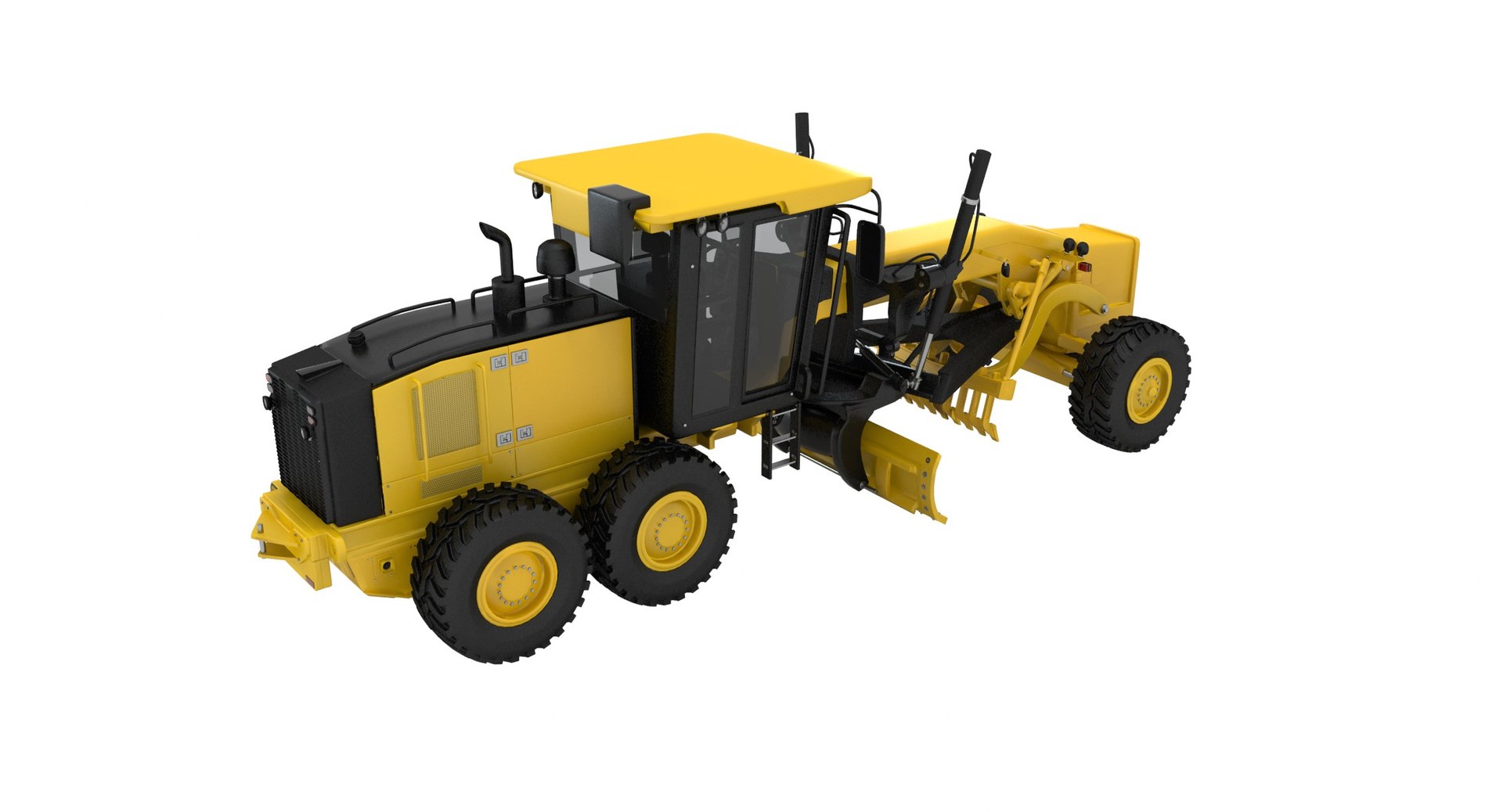 Grader 3D Model - TurboSquid 1264864