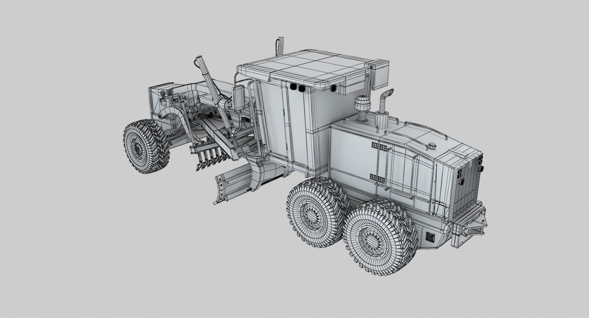 Grader 3D Model - TurboSquid 1264864