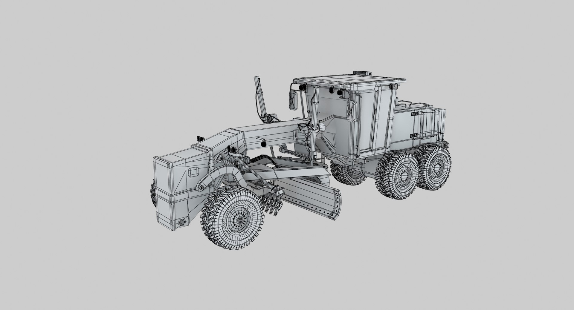 Grader 3D Model - TurboSquid 1264864