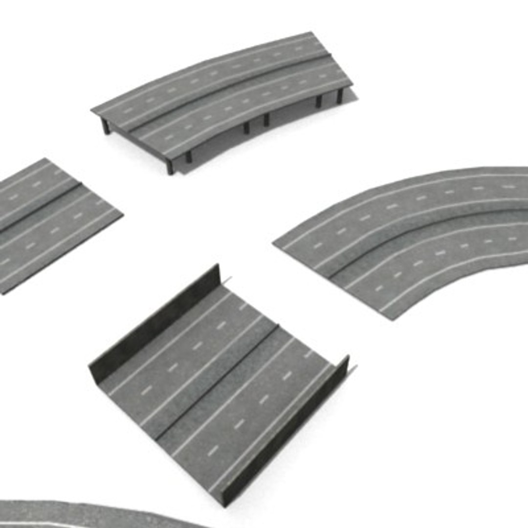 3d Model Highway Parts