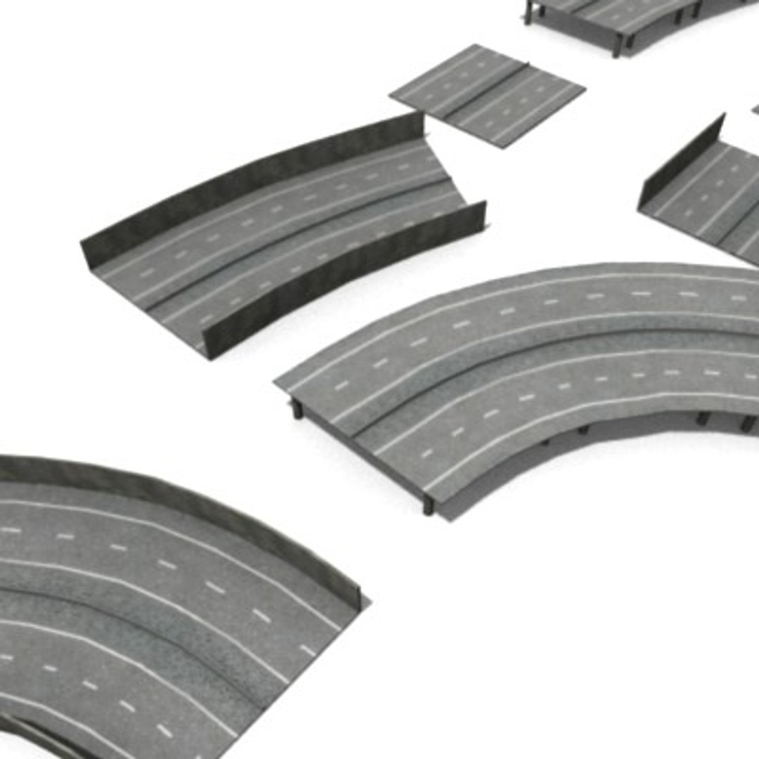 3d Model Highway Parts