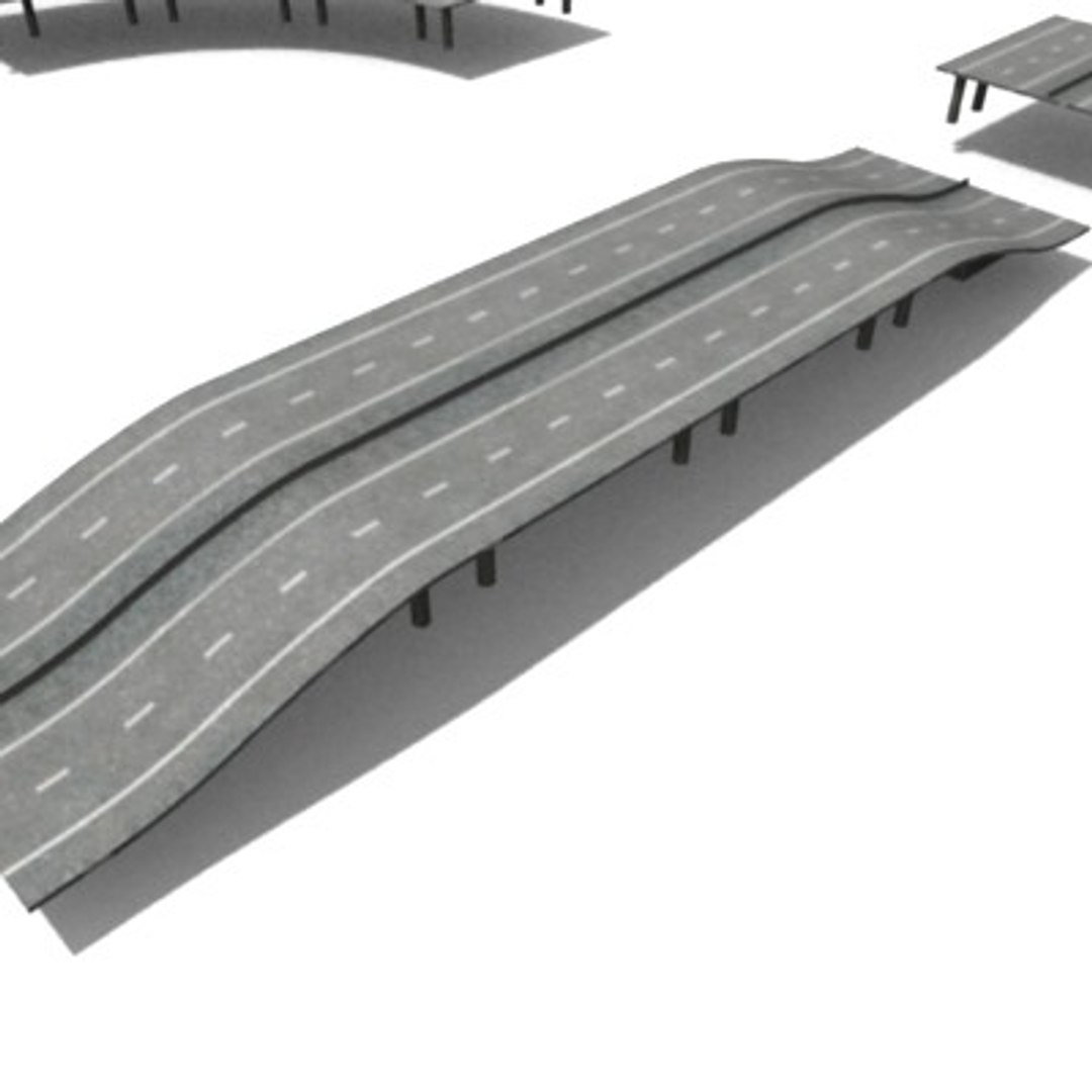 3d Model Highway Parts