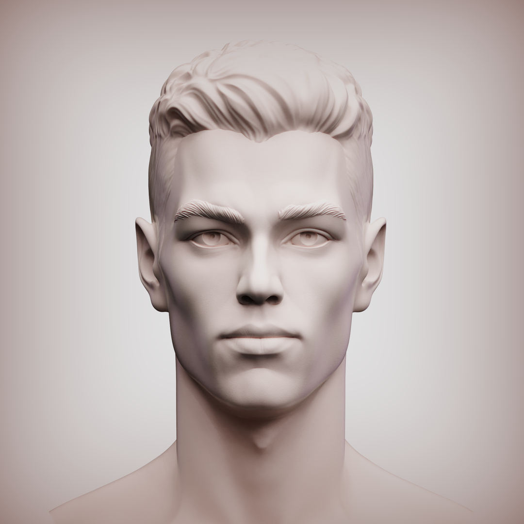 Slavic Male Bust 3D - TurboSquid 2296598
