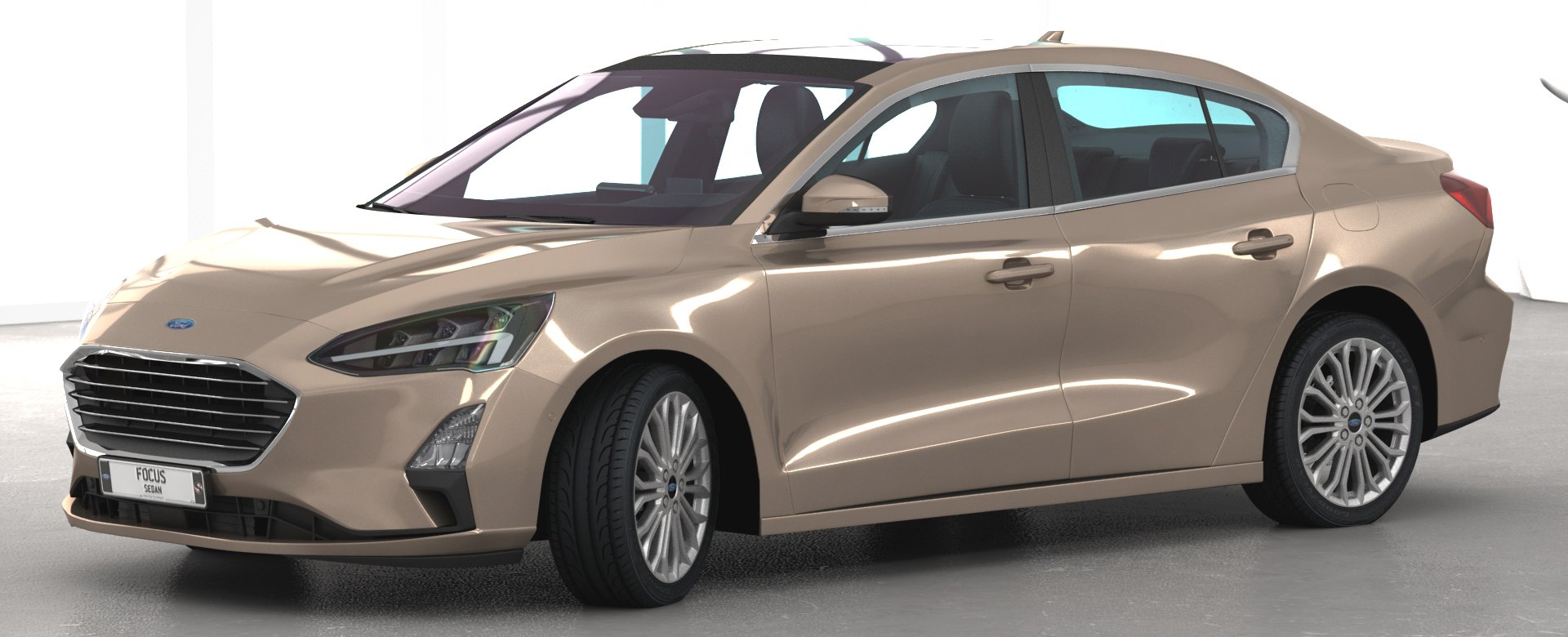 3D Focus Sedan 2019 - TurboSquid 1476462