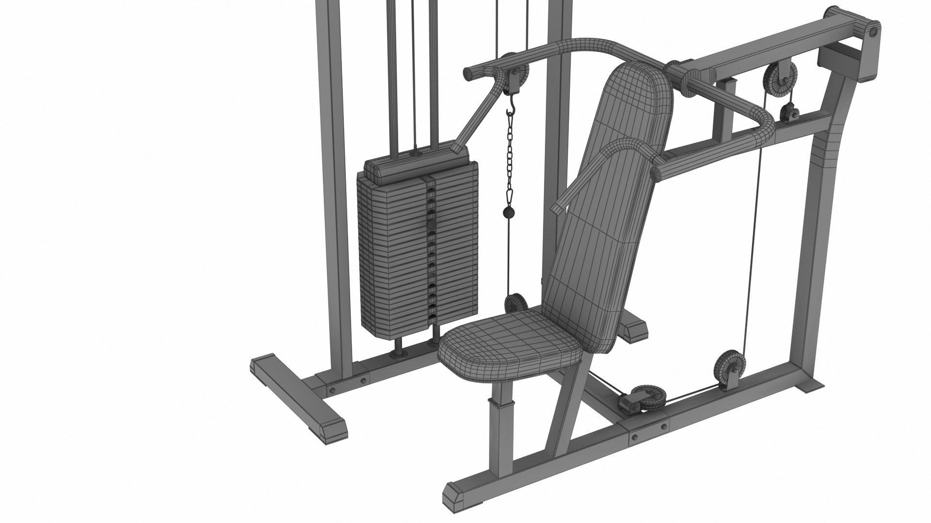3D GYM Shoulder Press Machine Model - TurboSquid 1930292