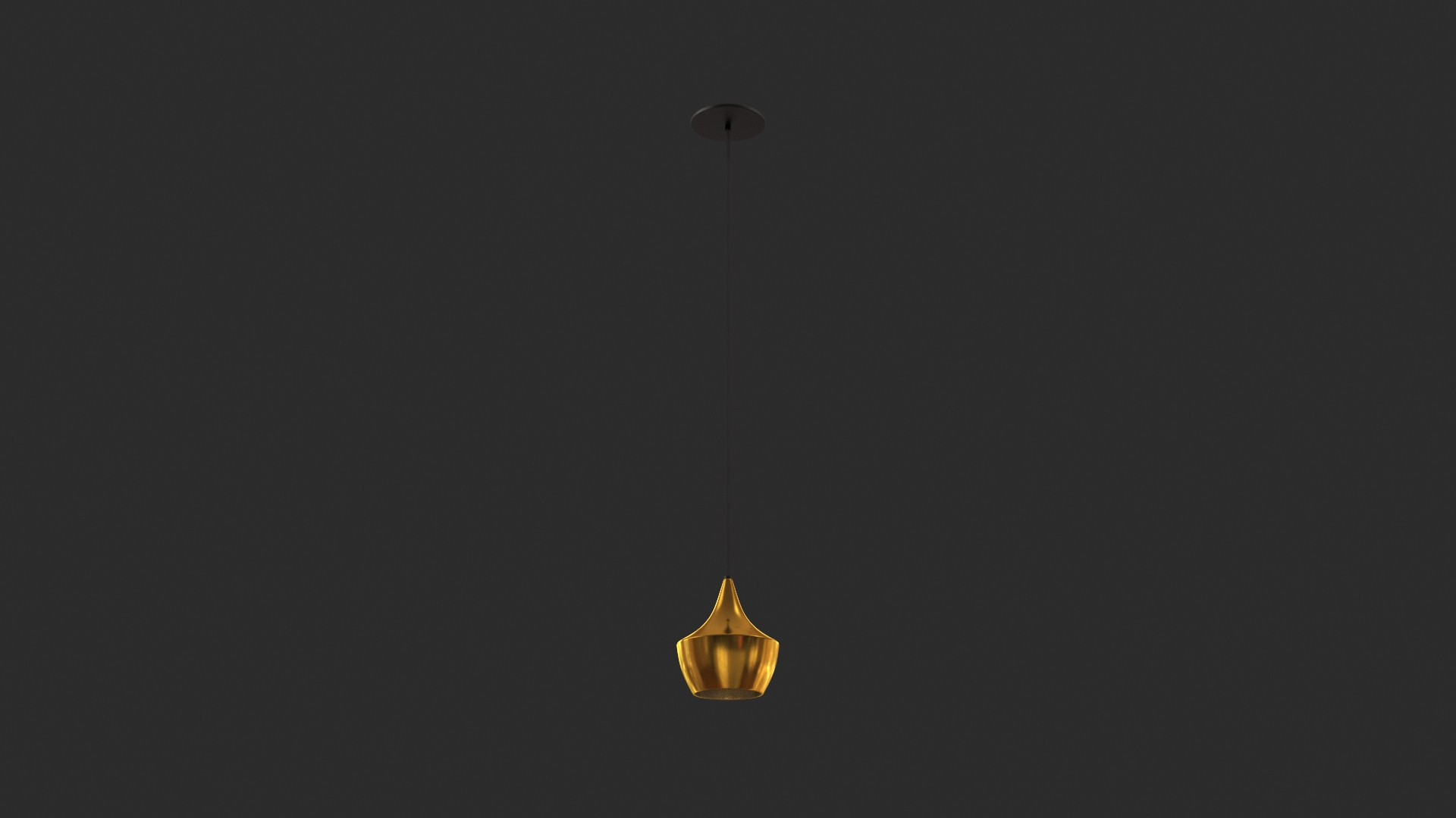 3D Model Brass Pendant Lamp V3 - TurboSquid 1898850