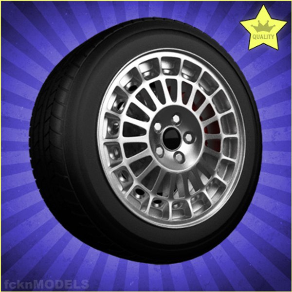 3ds max car wheel