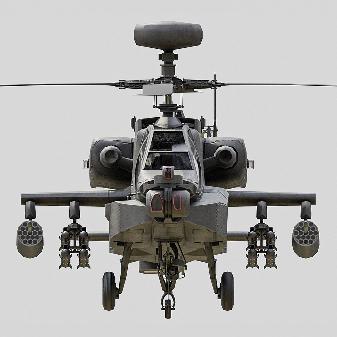 Apache Ah64d 3D Model - TurboSquid 1707957
