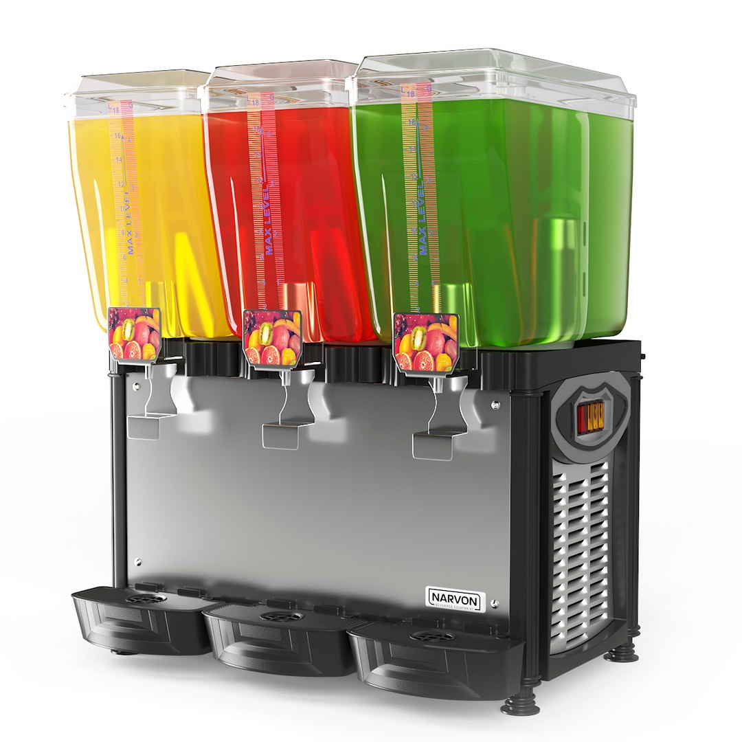 Refrigerated Beverage Dispenser 3D Model - TurboSquid 1648797