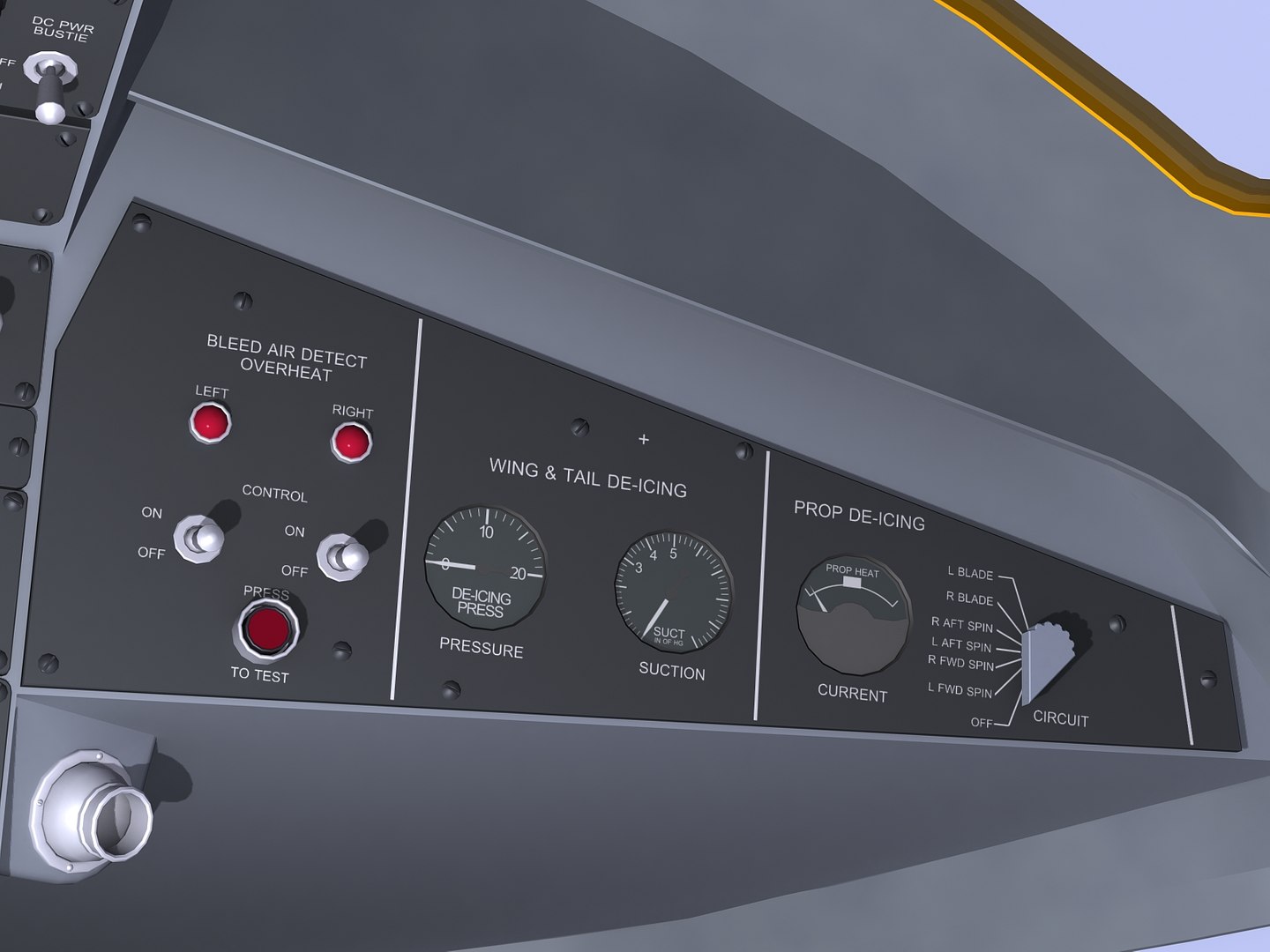 3d model e-2c hawkeye cockpit e-2