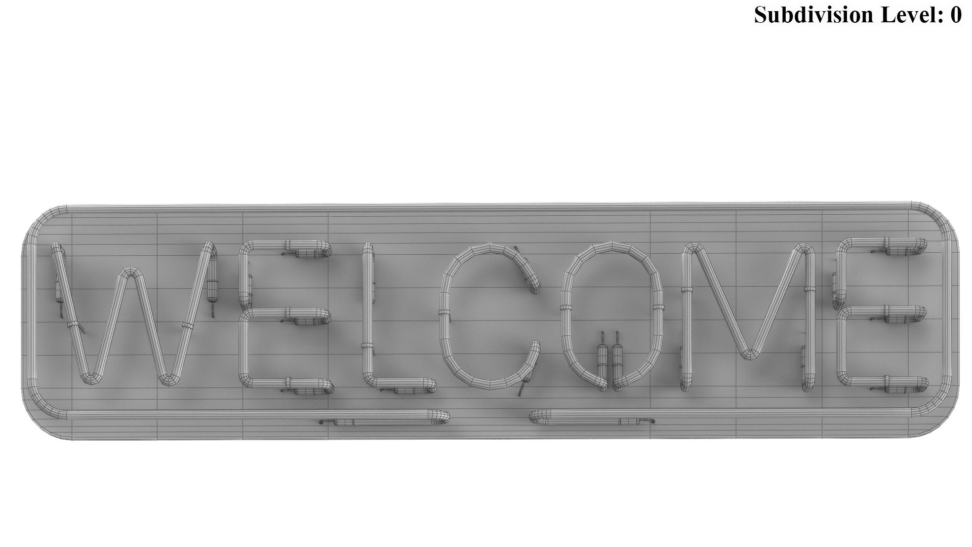 Two Detailed Neon Signs 3D Model - TurboSquid 2078871