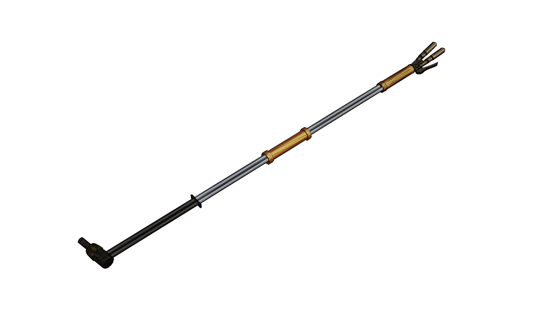 BlowTorch 2 Tubes 3D Model - TurboSquid 2040594