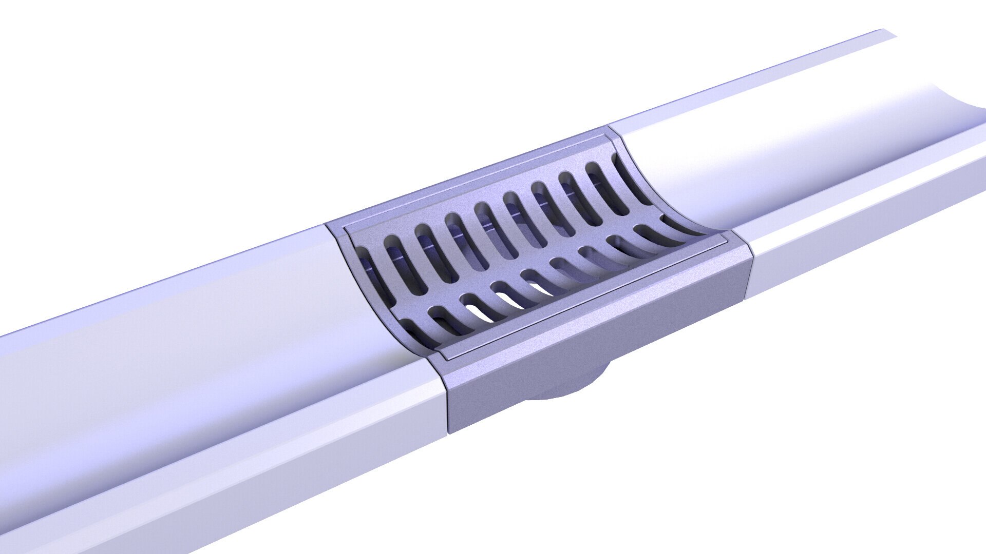 3D Concrete Saucer Drain Channel 9 Model - TurboSquid 1979928