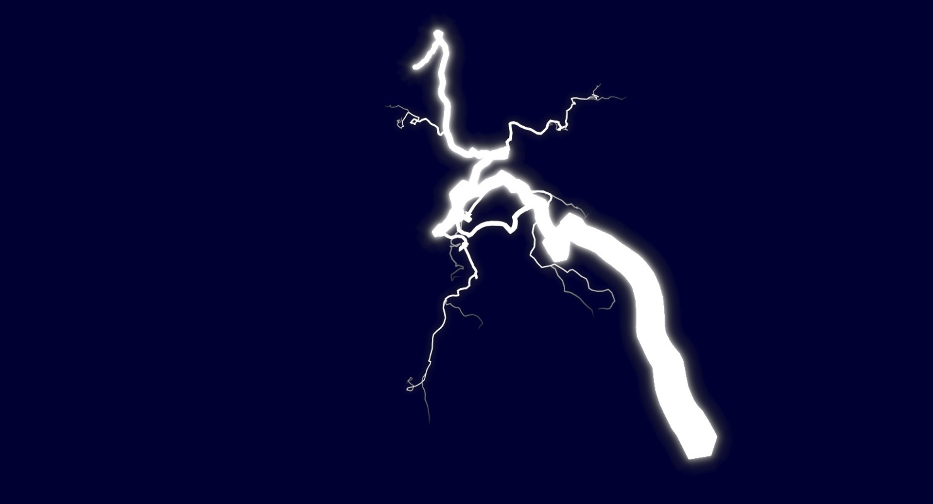 3D Model Realistic Cloud To Ground Lightning - CG-16 - TurboSquid 2176416