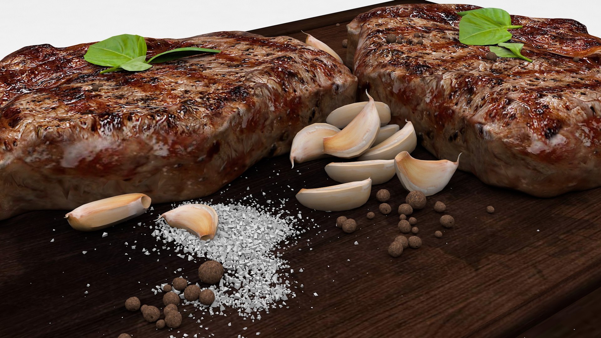 3D Grilled Steak Model - TurboSquid 2146238
