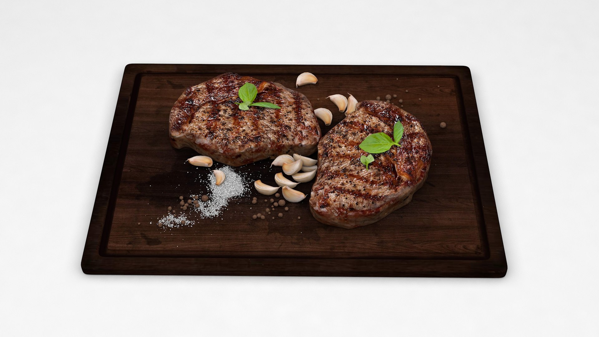 3D Grilled Steak Model - TurboSquid 2146238