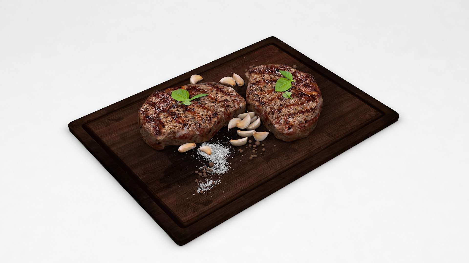 3D Grilled Steak Model - TurboSquid 2146238