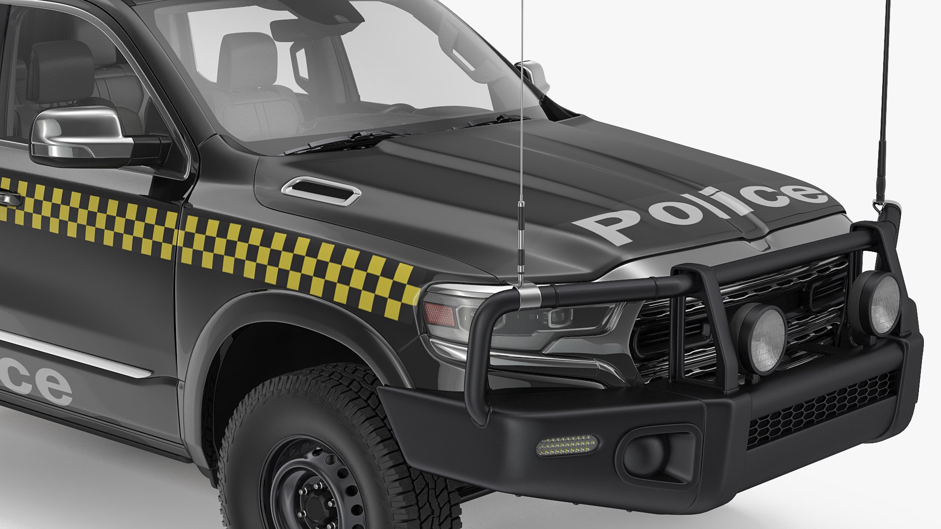 3D prisoner transport vehicle rigged - TurboSquid 1641642