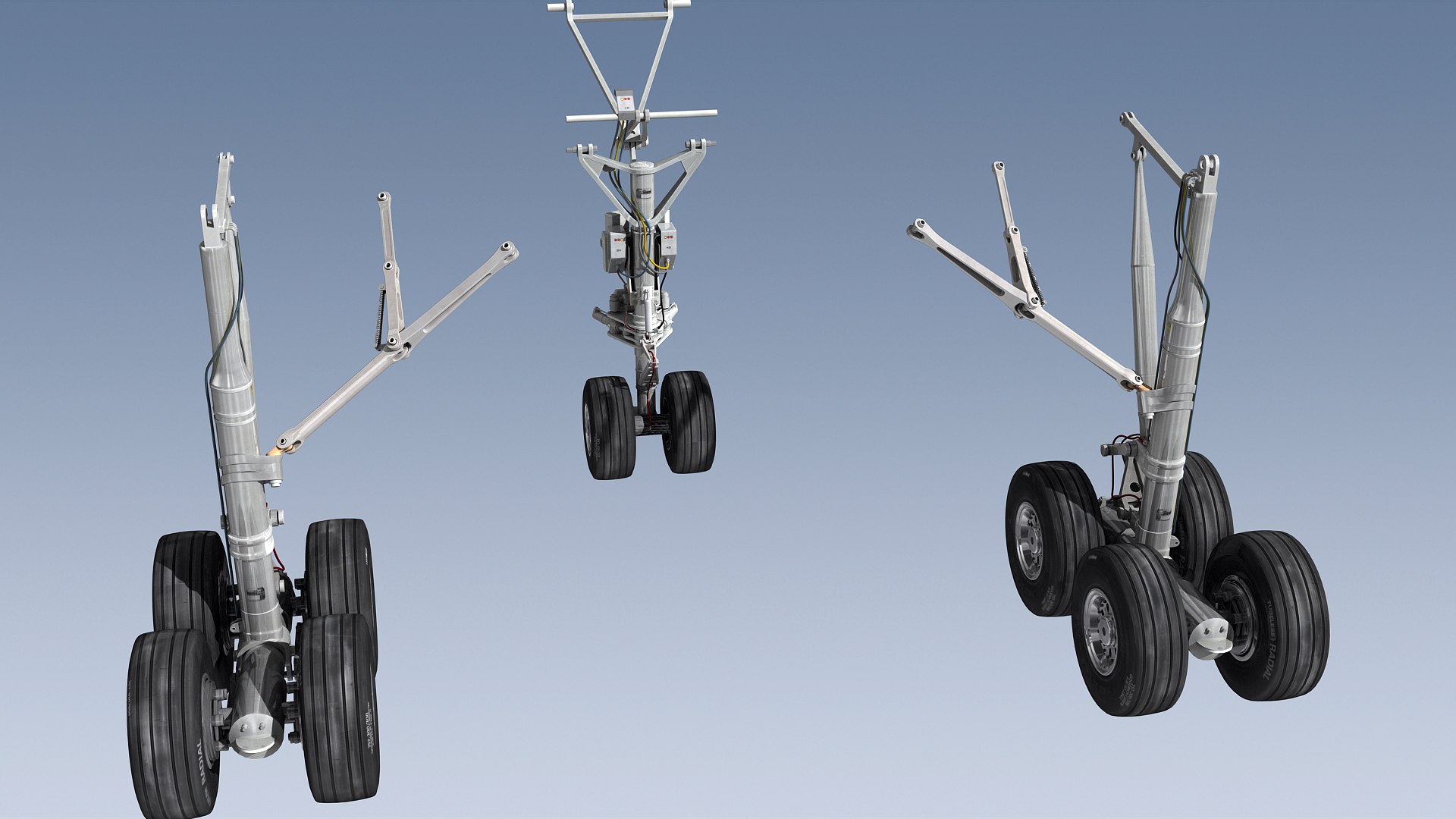 Boeing 757 Landing Gears 3D Model - TurboSquid 2183162
