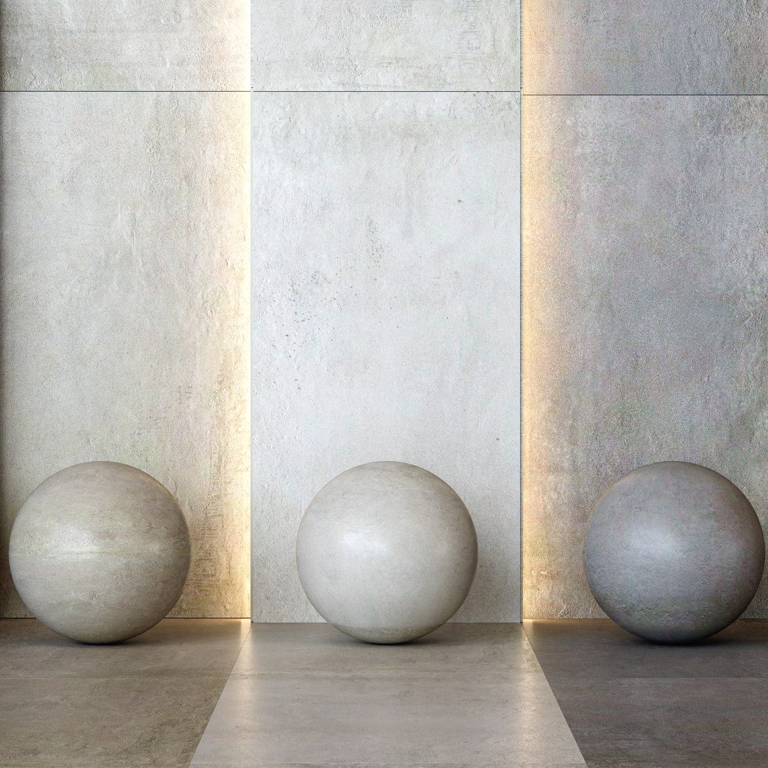 Florim Studios Porcelain Tiles - Concrete Rubber Brick Set Of 28 3D ...