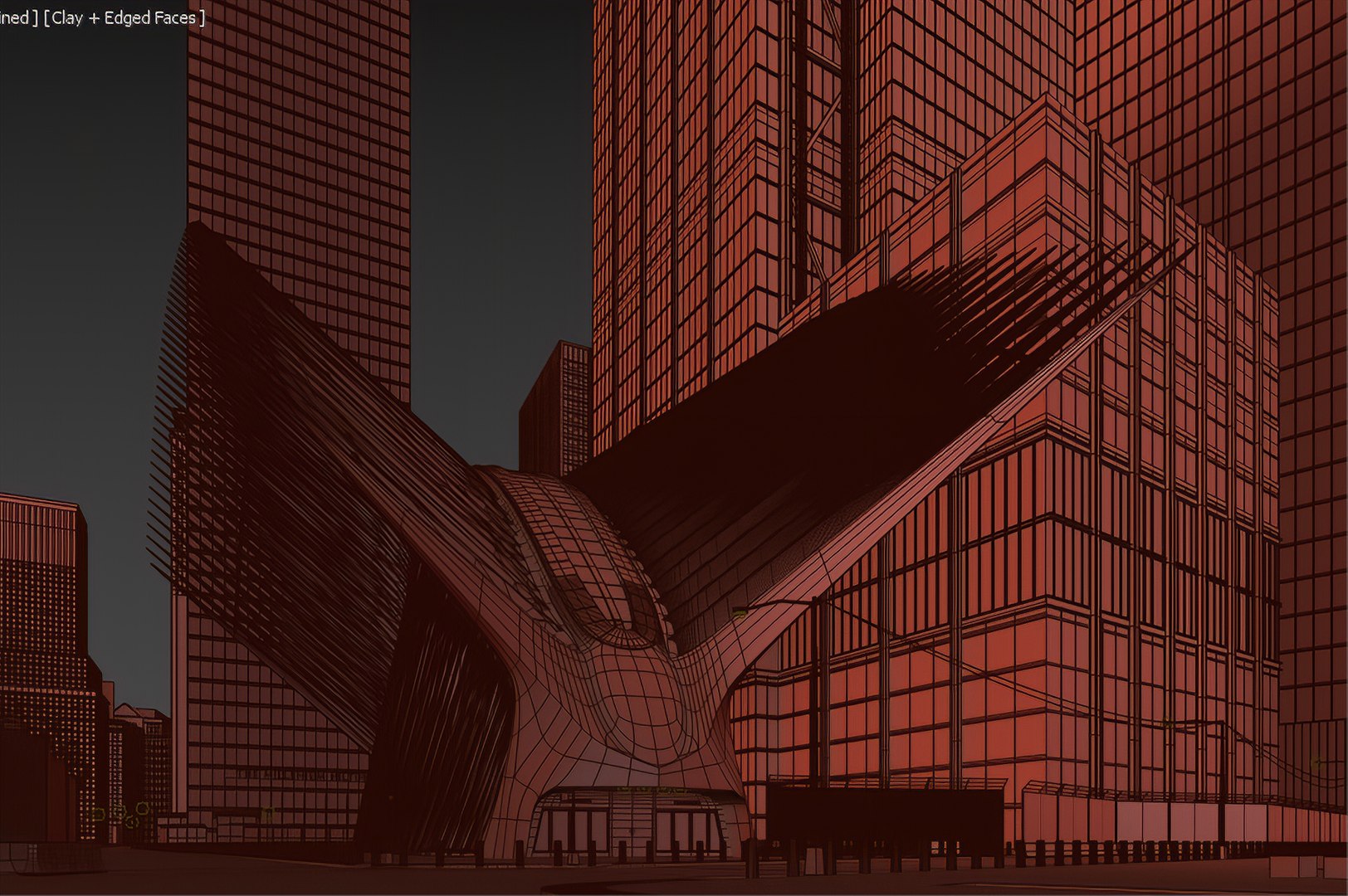 Oculus Station Calatrava 3D Model - TurboSquid 1334238