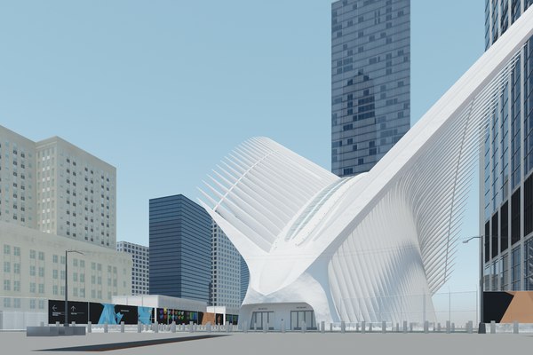 modelo 3d Estación de calatrava oculus - TurboSquid 1334238