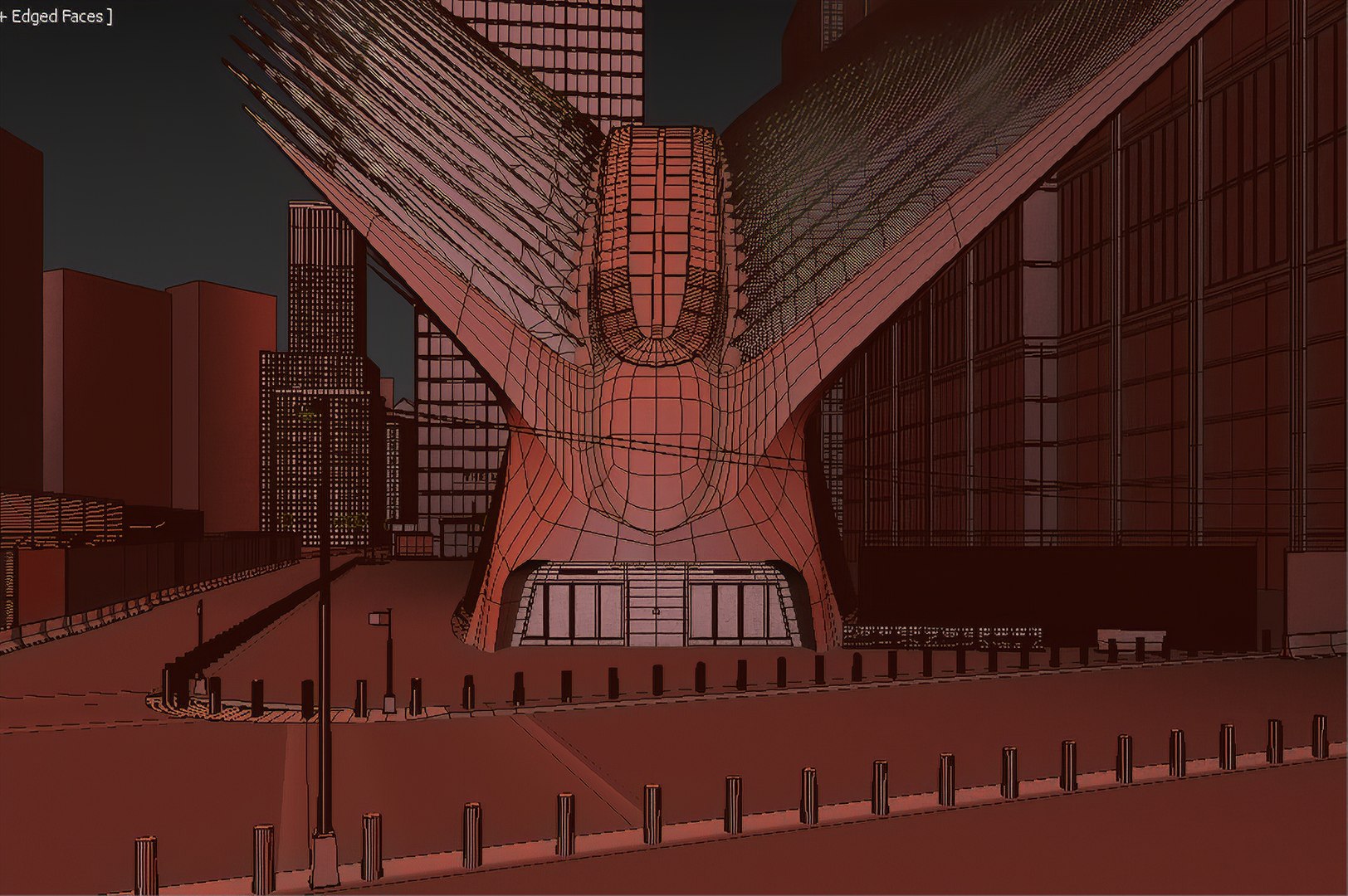 Oculus Station Calatrava 3D Model - TurboSquid 1334238