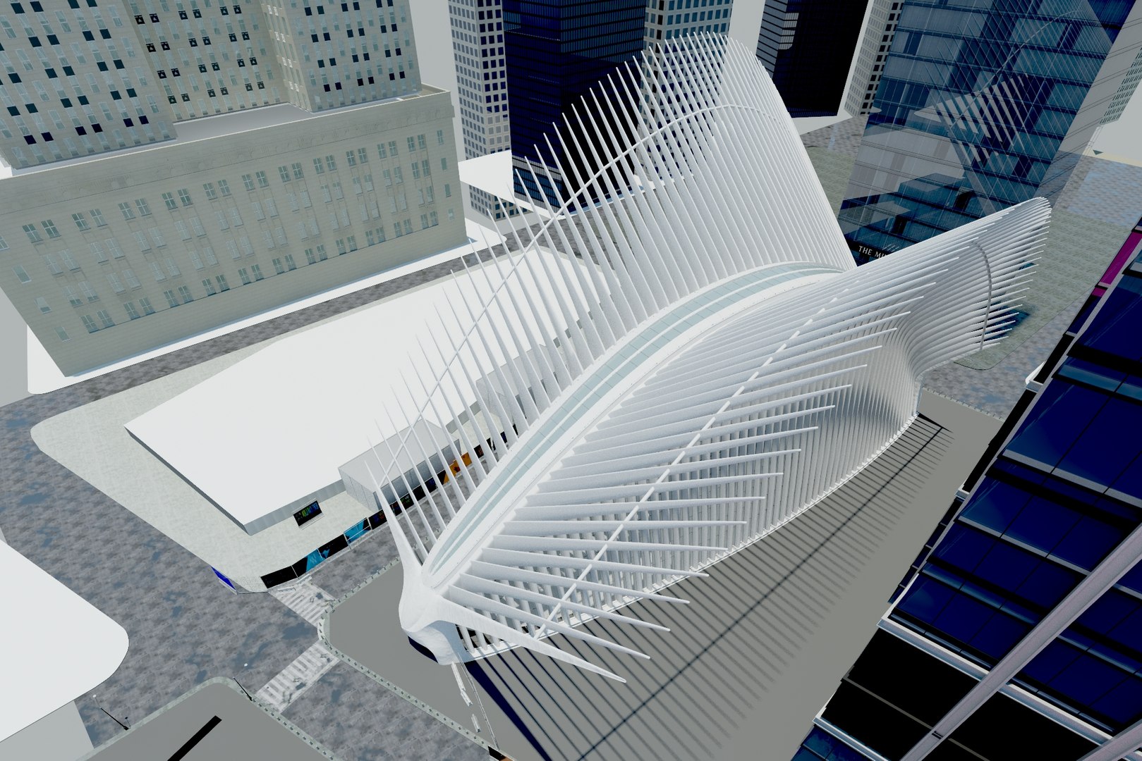 Oculus Station Calatrava 3D Model - TurboSquid 1334238