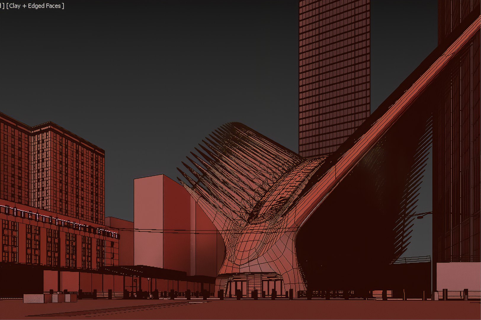 Oculus Station Calatrava 3D Model - TurboSquid 1334238