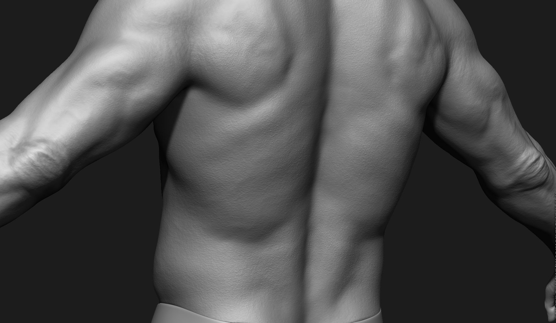 Modelo 3D de corpo humano humano realista Zbrush Modelo 3D - TurboSquid ...