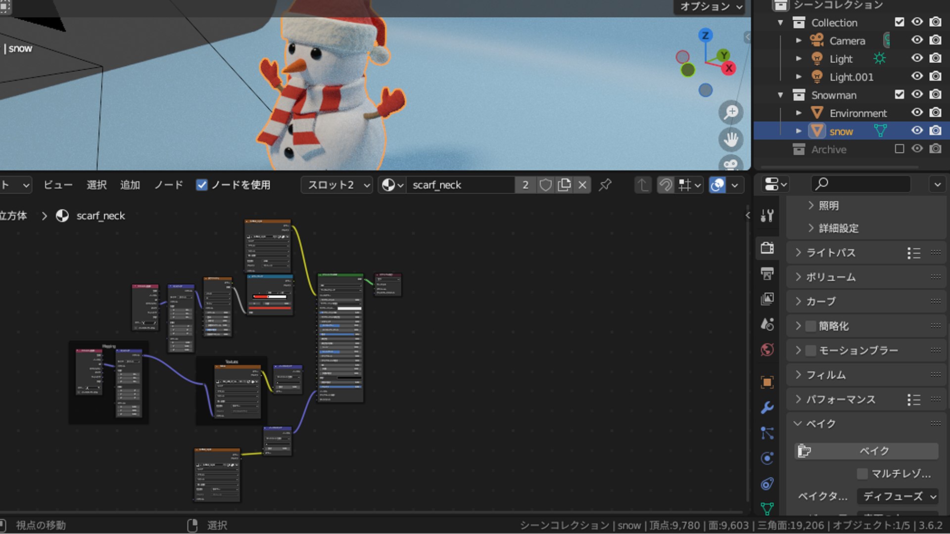 Stylized Snowman 3D Model - TurboSquid 2148504