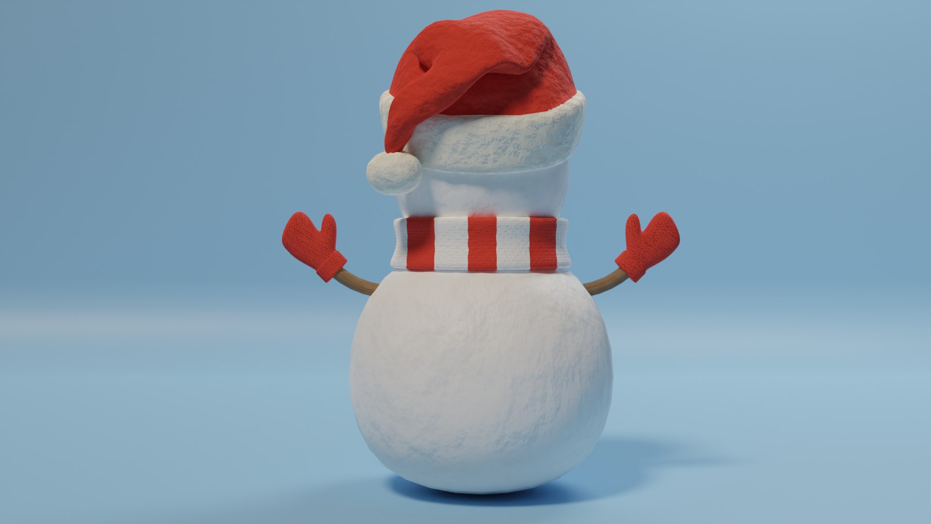 Stylized Snowman 3D Model - TurboSquid 2148504