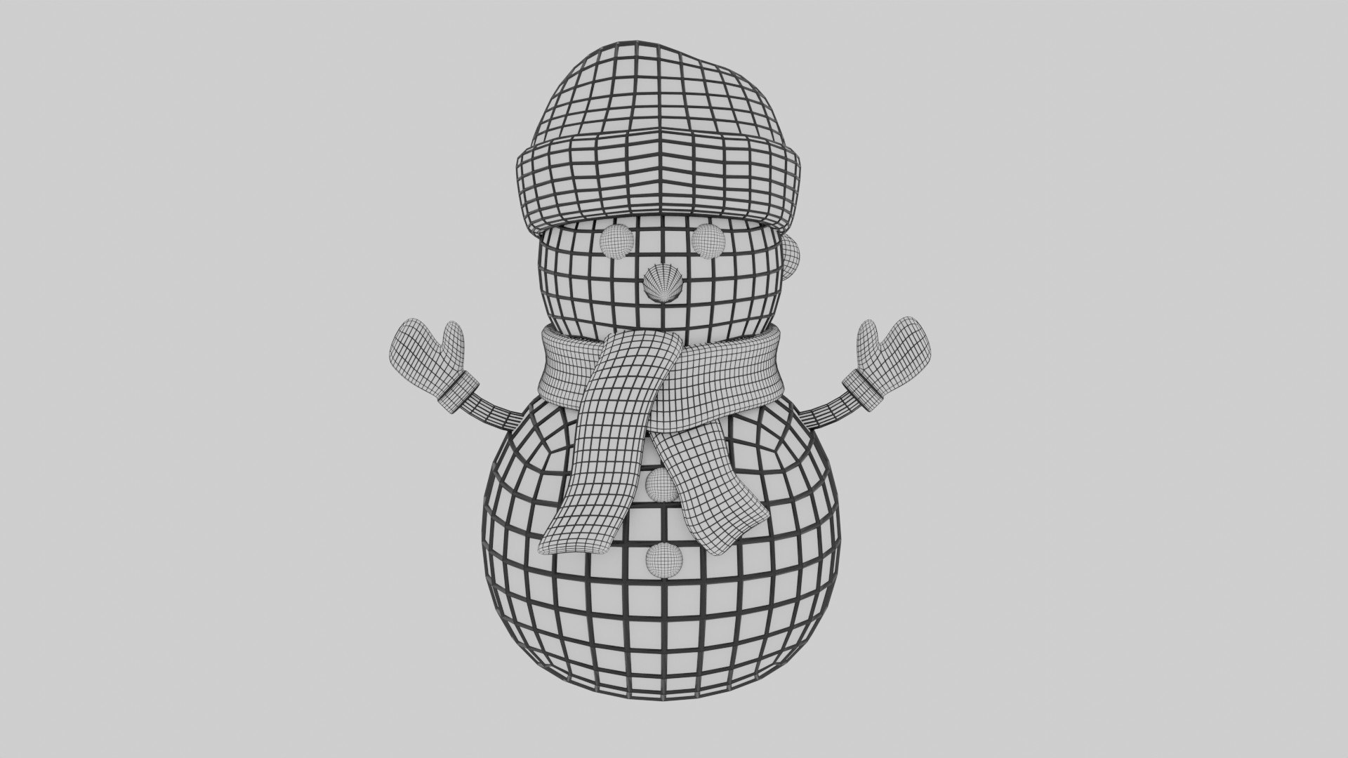 Stylized Snowman 3D Model - TurboSquid 2148504