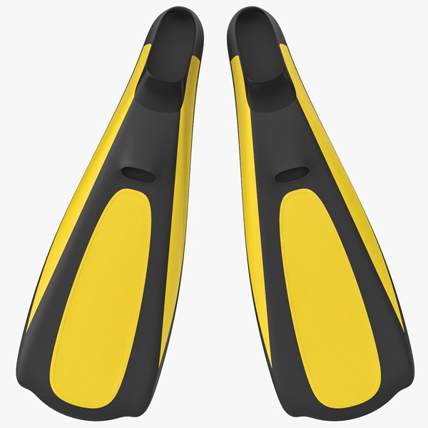 Dive Flippers 01 model - TurboSquid 1917885