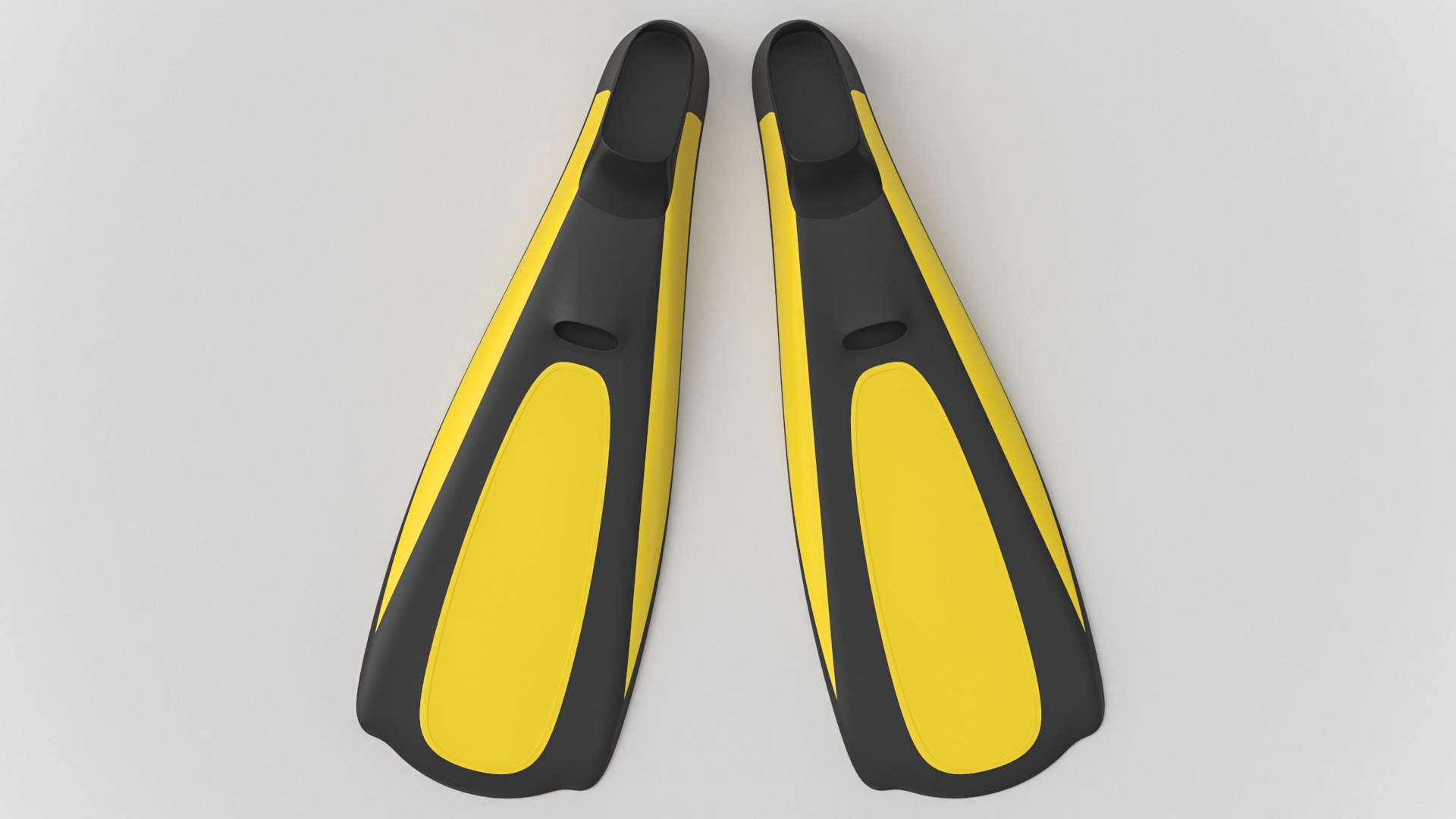 3D Dive Flippers 02 - TurboSquid 1917891