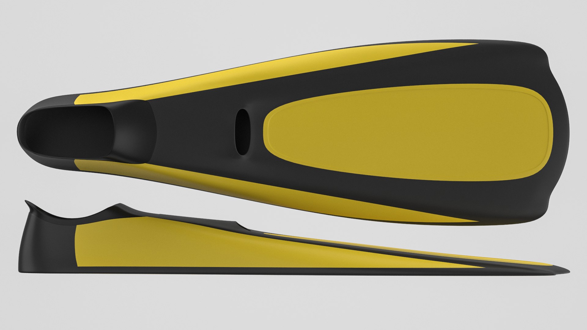 3D Dive Flippers 02 - TurboSquid 1917891