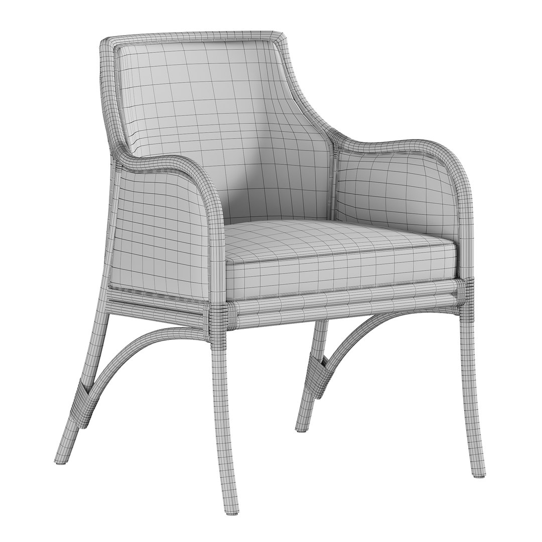 LANTANA ARM CHAIR By Bakerfurniture 3D - TurboSquid 1946512