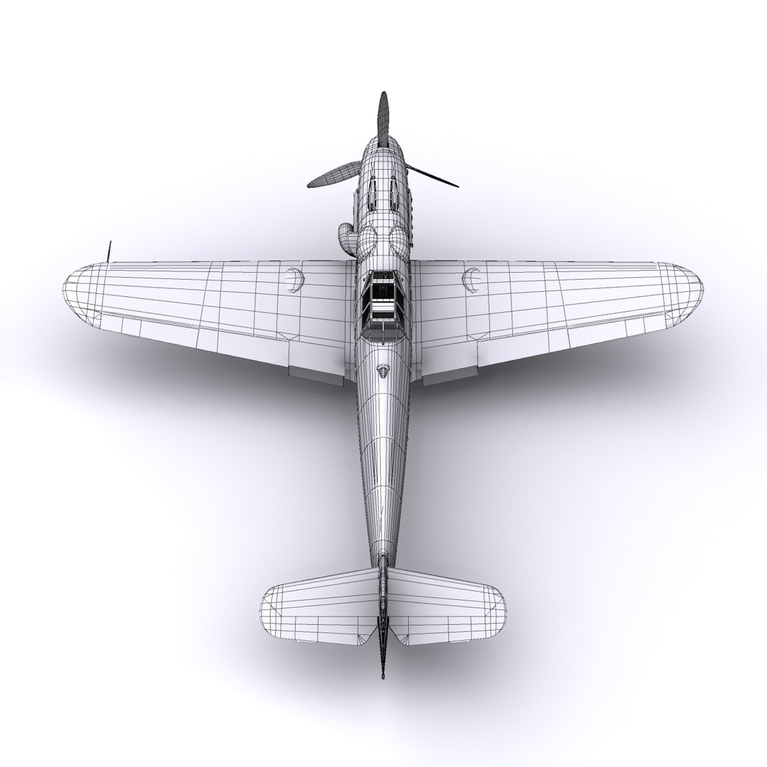 German Fighter Swiss 3d Model