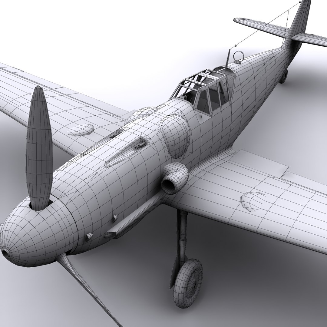 German Fighter Swiss 3d Model