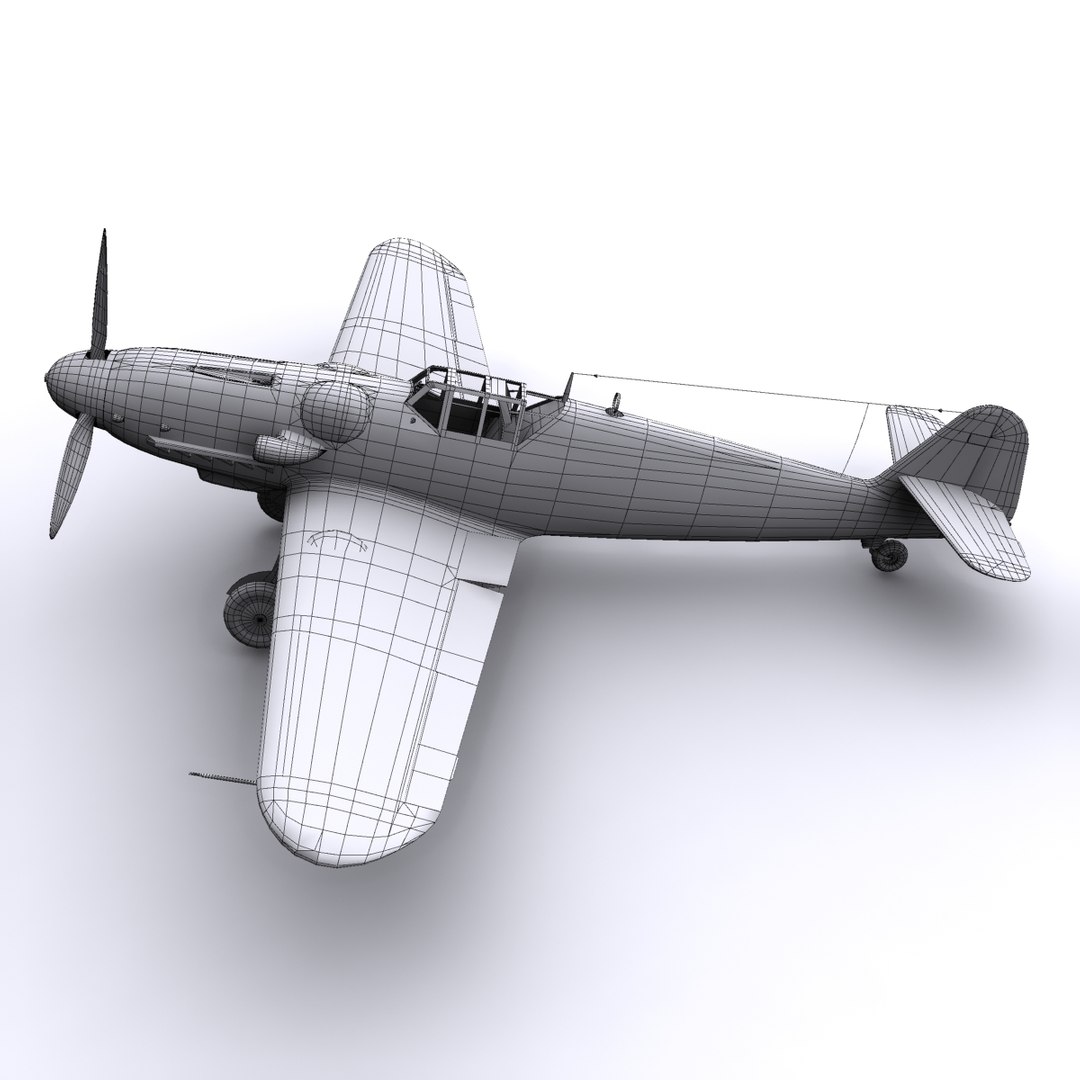 German Fighter Swiss 3d Model