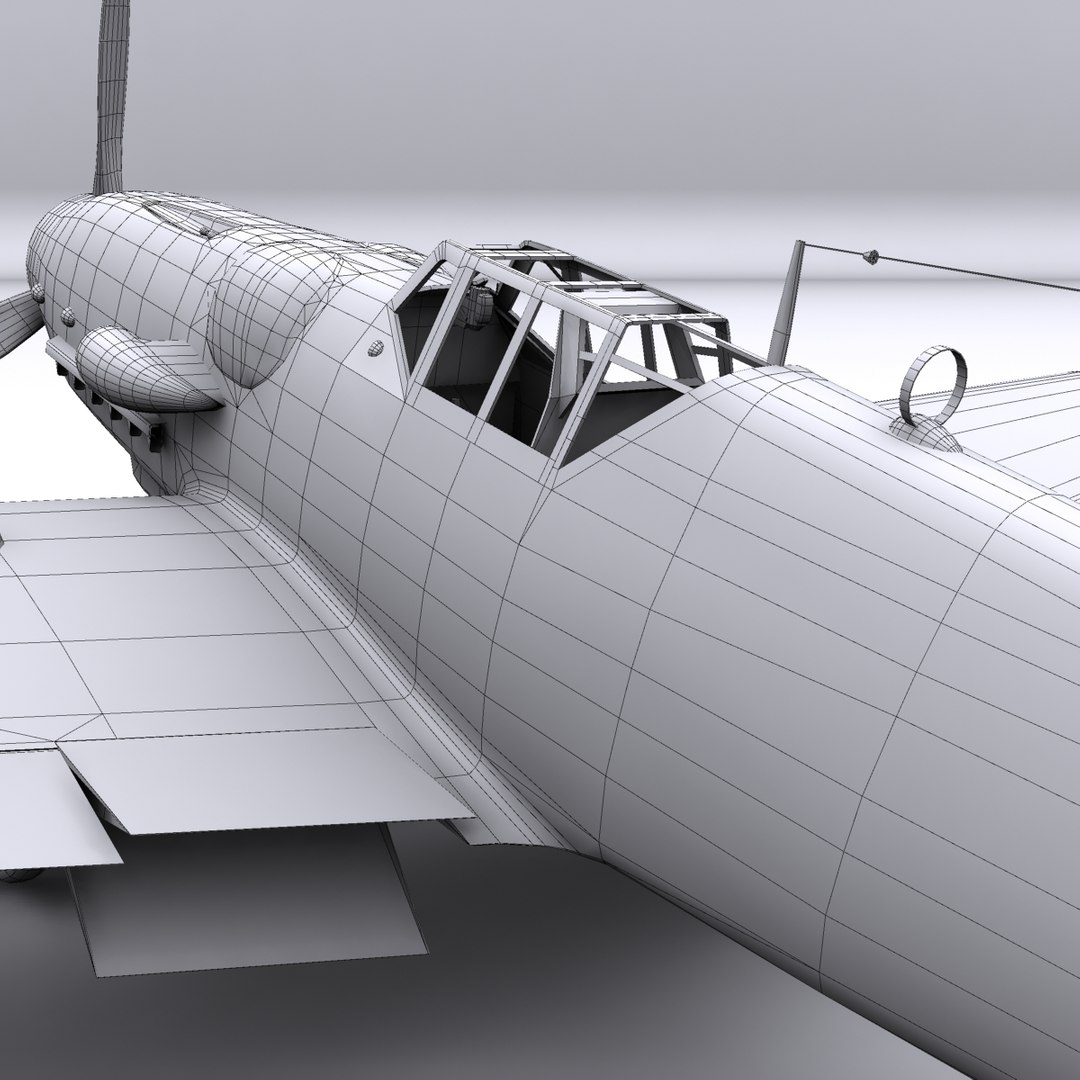 German Fighter Swiss 3d Model