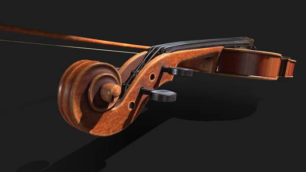 Violin low poly 3D - TurboSquid 1892805