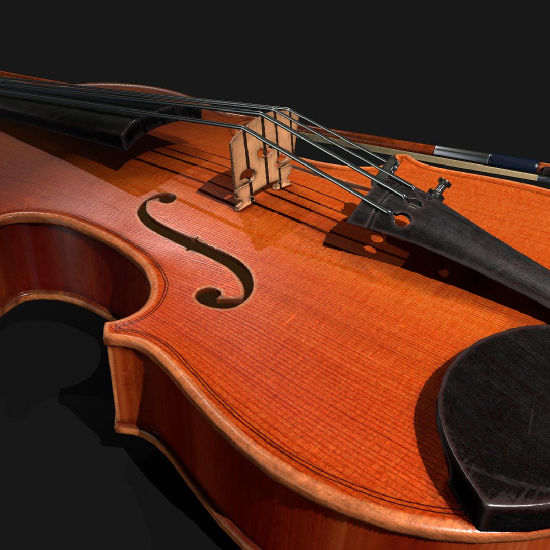 Violin low poly 3D - TurboSquid 1892805