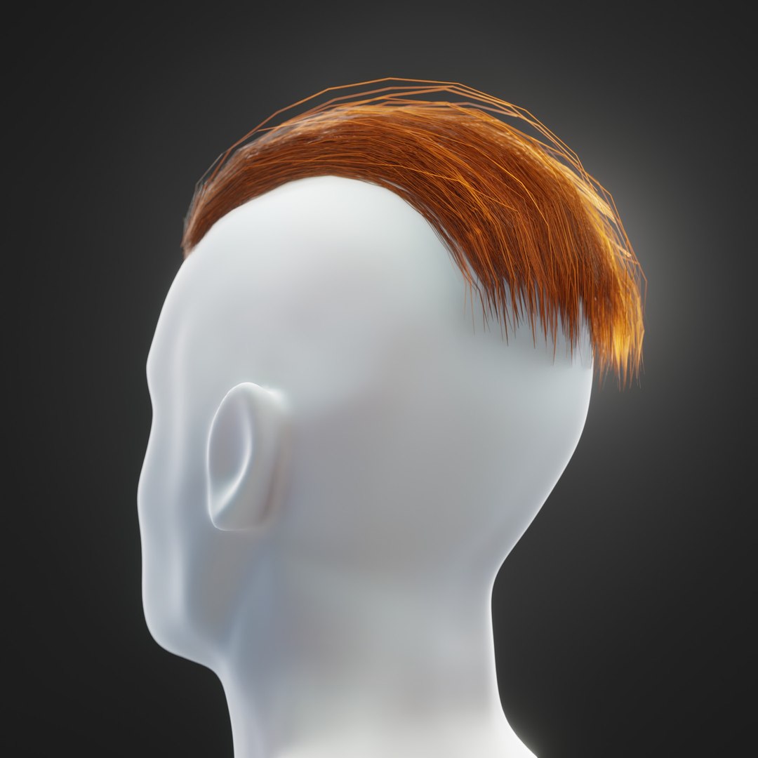 3D Female Hairstyle RealTime 3 Low Poly Model - TurboSquid 1934379